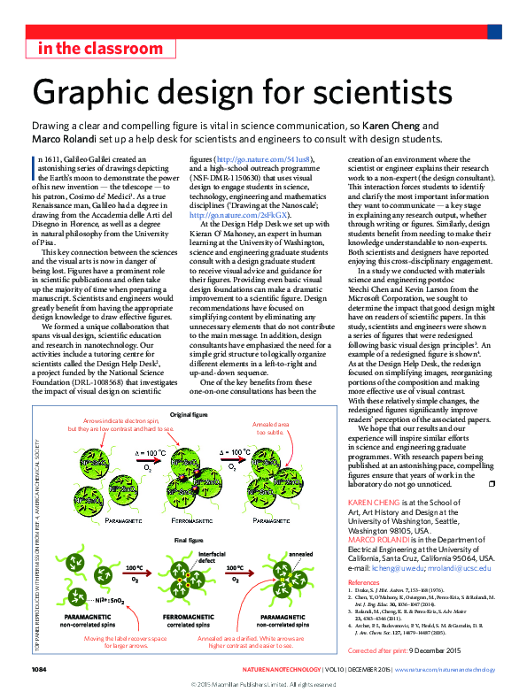 (PDF) Graphic design for scientists