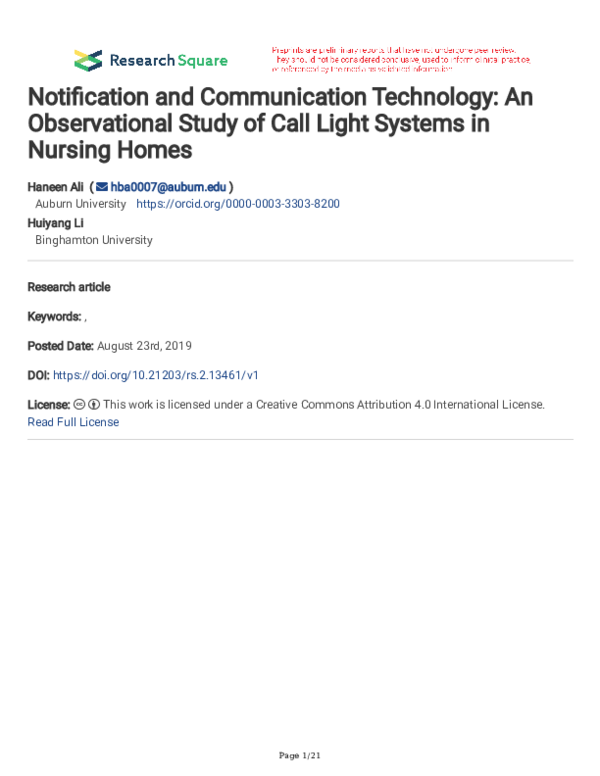 (PDF) Notification and Communication Technology: An Observational Study ...
