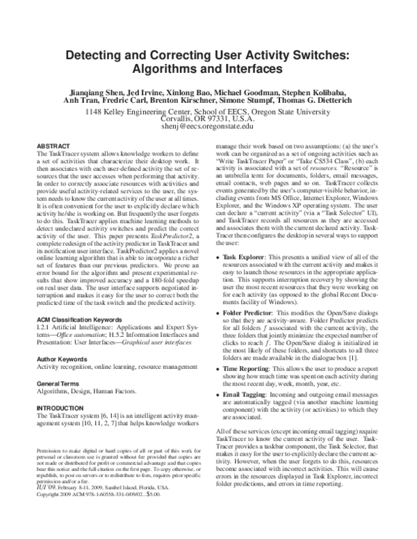 (PDF) Detecting and correcting user activity switches | Anh Tú Trần - Academia.edu