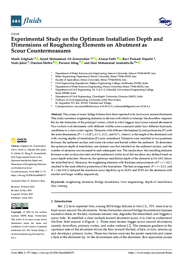 (PDF) Experimental Study on the Optimum Installation Depth and ...