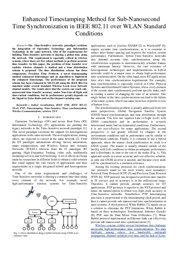(PDF) Enhanced Timestamping Method for Subnanosecond Time ...