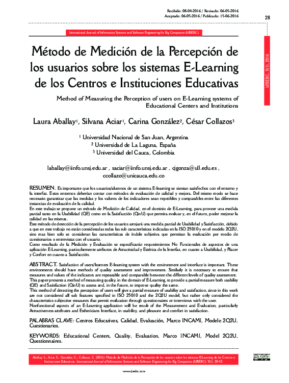 (PDF) Método de Medición de la Percepción de los usuarios sobre los ...