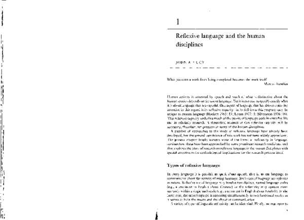 (PDF) Reflexive language and the human disciplines