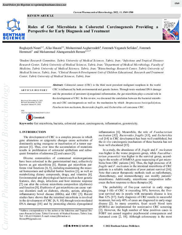 (PDF) Current Pharmaceutical Biotechnology