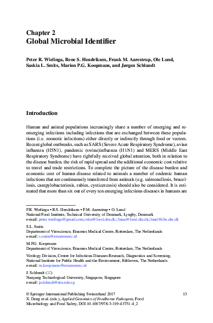 (PDF) Global Microbial Identifier