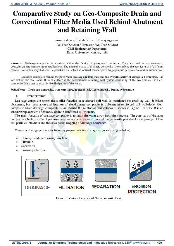 (PDF) A Comparative Study on Geo Composite Drain and Conventional ...
