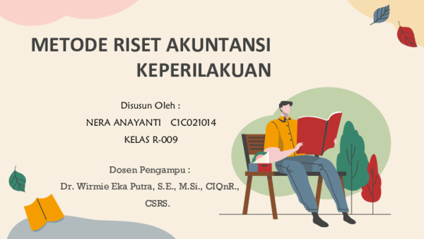 (PDF) PPT METODE RISET AKUNTANSI KEPERILAKUAN