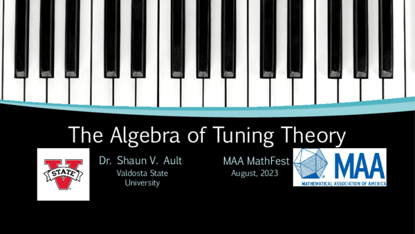 (PPT) The Algebra of Tuning Theory