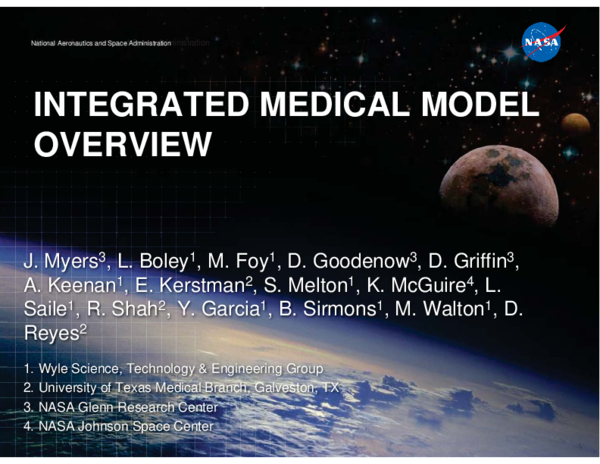 (PDF) Integrated Medical Model Overview