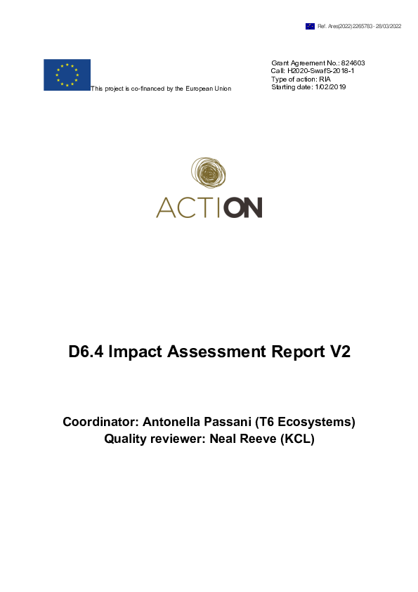 (PDF) D6.4 Impact Assessment Report V2