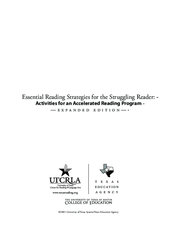(PDF) Essential Reading Strategies for the Struggling Reader ...
