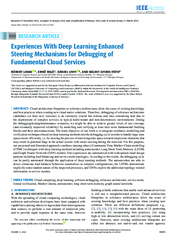 (PDF) Experiences With Deep Learning Enhanced Steering Mechanisms for ...