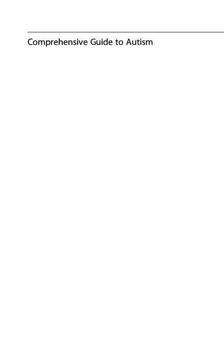 (PDF) Comprehensive Guide to Autism