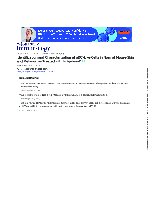 (PDF) Identification and Characterization of pDC-Like Cells in Normal ...