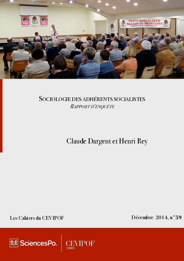 (PDF) Sociologie des adhérents socialistes