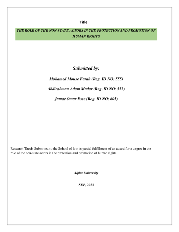 (PDF) Final thesis research book