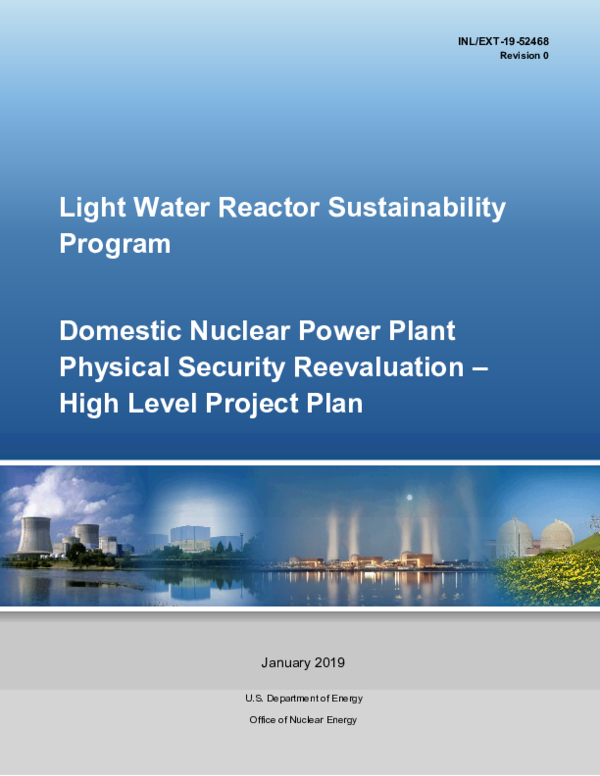 (PDF) Domestic Nuclear Power Plant Physical Security Reevaluation ...