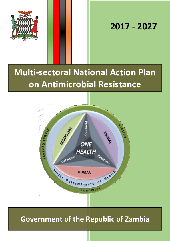 (PDF) Final Print Version Zambia's Multisectoral AMR NAP version