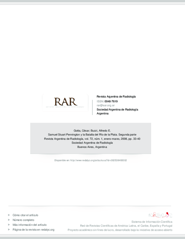 (PDF) Samuel Stuart Pennington y la Batalla del Río de la Plata ...