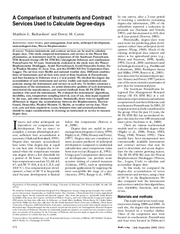 (PDF) A Comparison of Instruments and Contract Services Used to ...