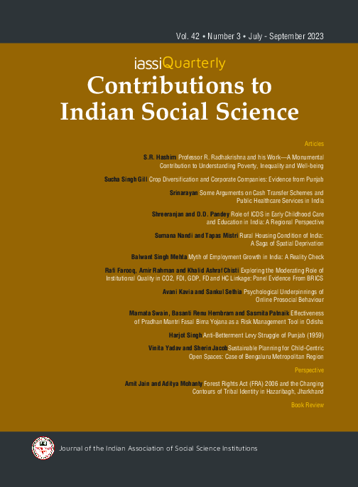 (PDF) Forest Rights Act (FRA) 2006 and the Changing Contours of Tribal ...