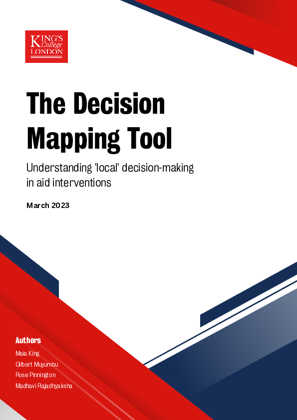 (PDF) The Decision Mapping Tool