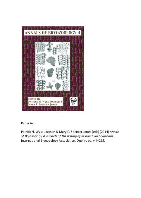(PDF) Collections and climate change research: Flustra foliacea (L ...