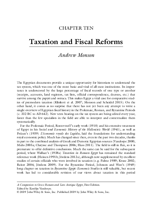 (PDF) Taxation and Fiscal Reforms