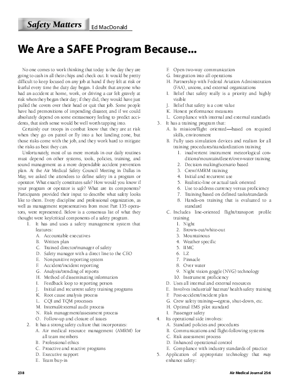 (PDF) We are a safe program because…