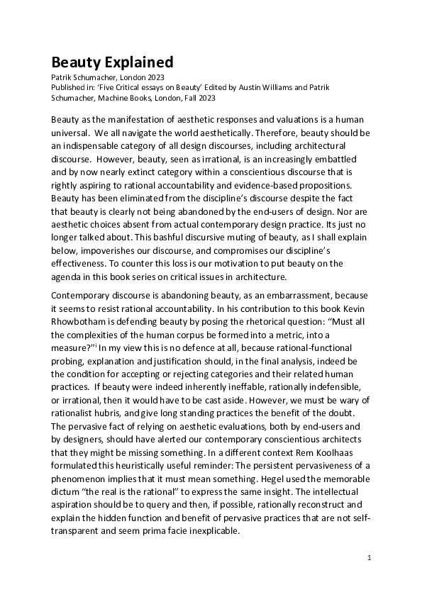 (PDF) Beauty Explained