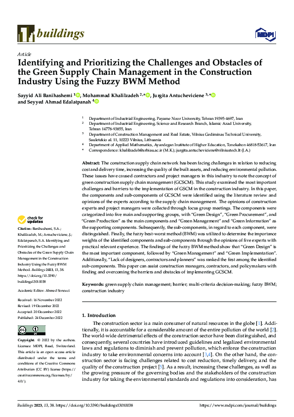 (PDF) Identifying and Prioritizing the Challenges and Obstacles of the ...
