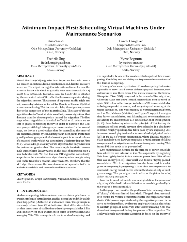 (PDF) Minimum-Impact First