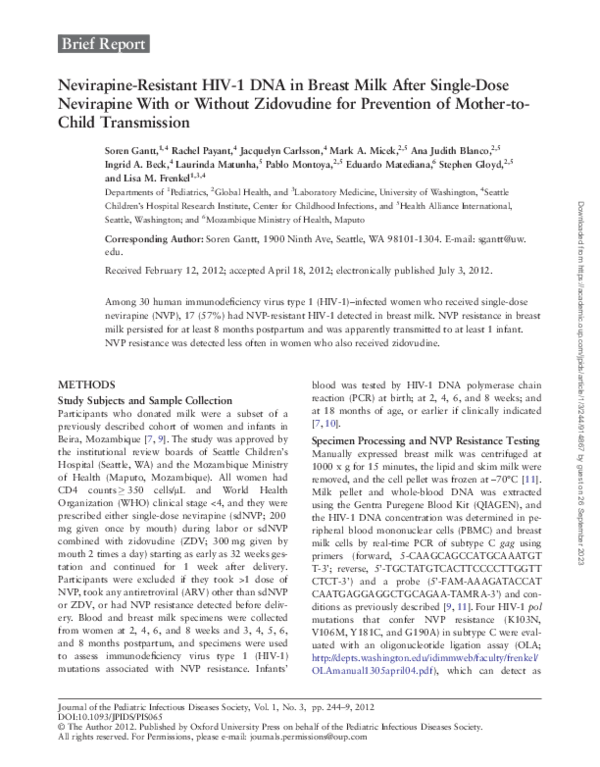 (PDF) METHODS Study Subjects and Sample Collection | Pablo Montoya ...
