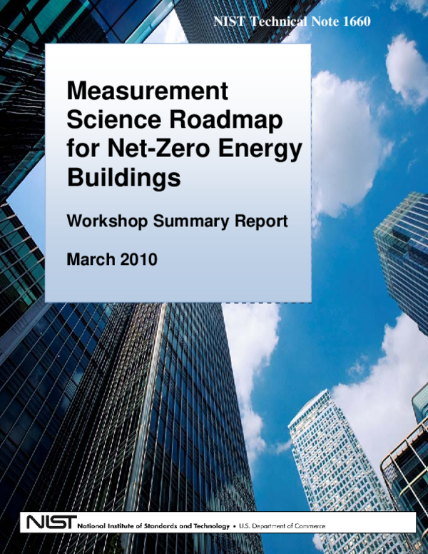 (PDF) Measurement science roadmap for net-zero energy buildings ...