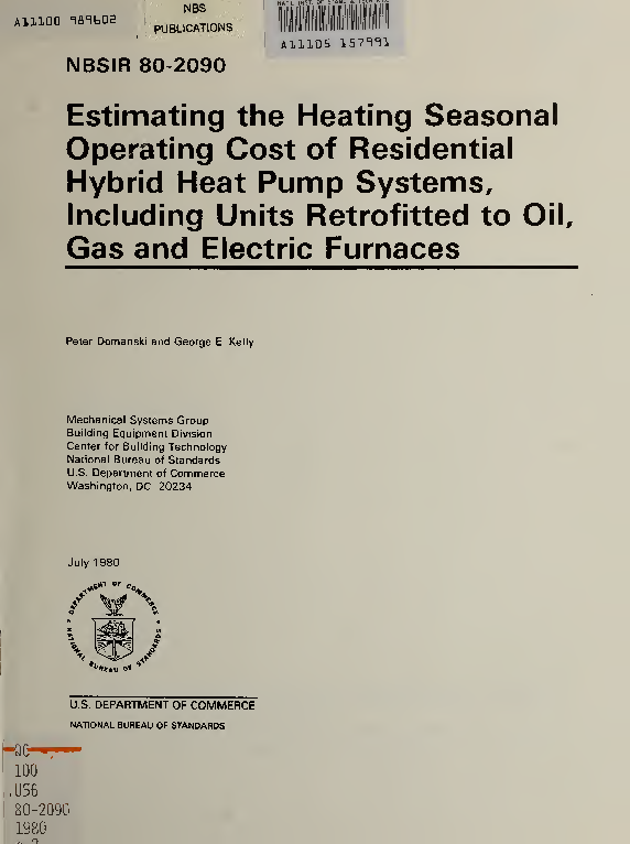 (PDF) Estimating the heating seasonal operating cost of residential ...