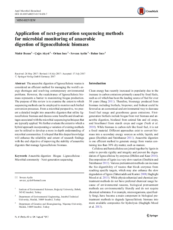 (PDF) Application of next-generation sequencing methods for microbial ...