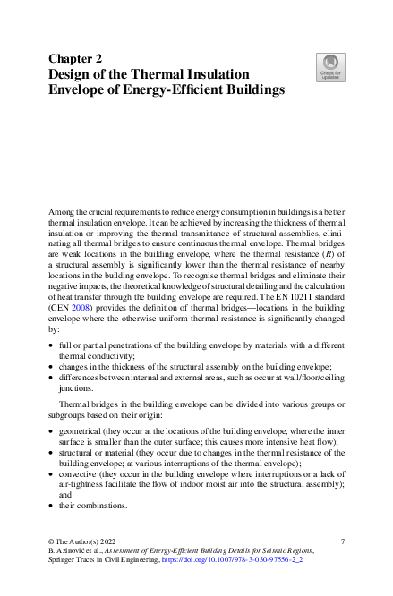 (PDF) Design of the Thermal Insulation Envelope of Energy-Efficient ...