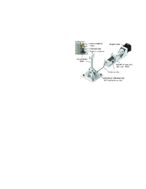 (PDF) Actuation and stiffening in fluid-driven soft robots using low ...