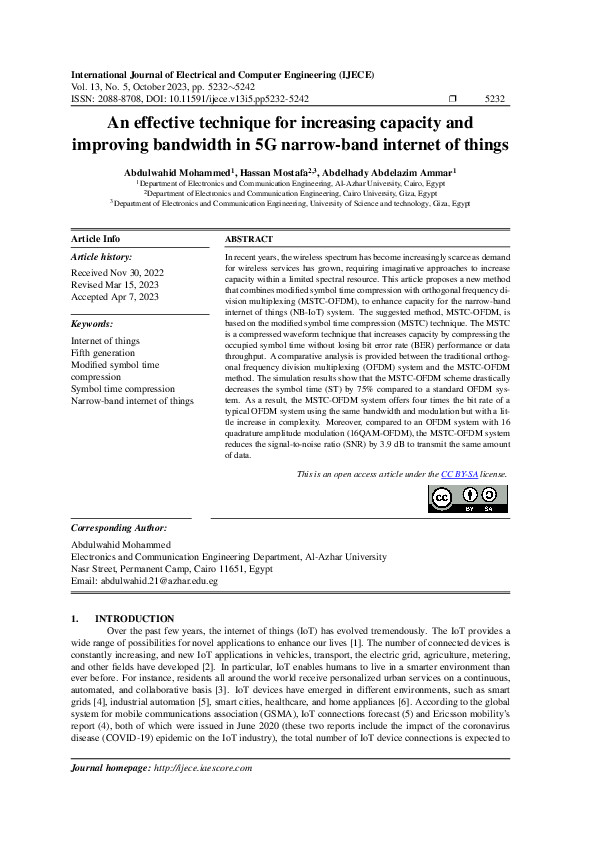 (PDF) An effective technique for increasing capacity and improving ...