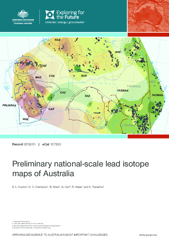 (PDF) Preliminary national-scale lead isotope maps of Australia