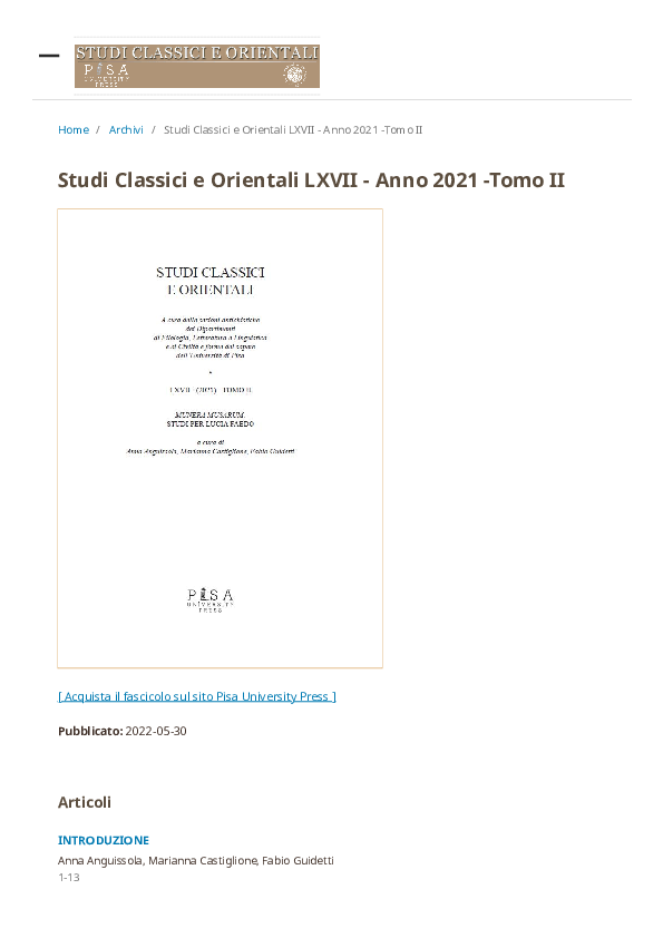 (PDF) L'uccello parlante di Trimalchione