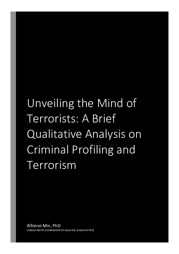 (PDF) Unveiling the Mind of Terrorists: A Brief Qualitative Analysis on ...