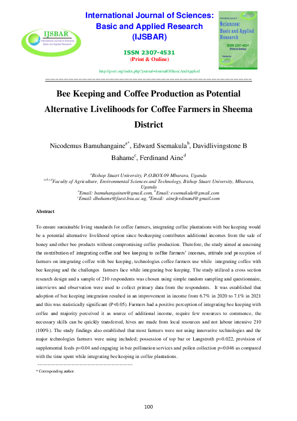 (PDF) International Journal of Sciences: Basic and Applied Research (IJSBAR