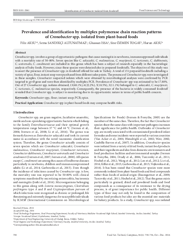 Pdf Prevalence And Identification By Multiplex Polymerase Chain Reaction Patterns Of