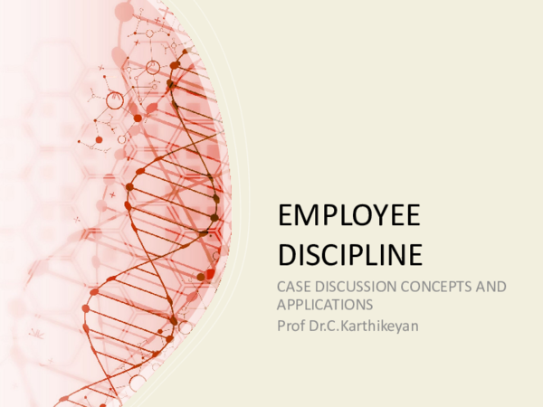 (PPT) Employee Discipline