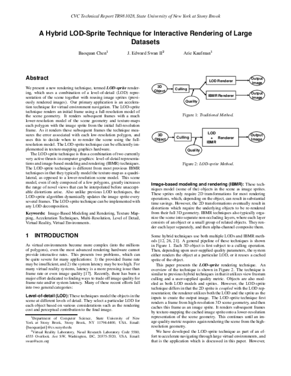 (PDF) A Hybrid LOD-Sprite Technique for Interactive Rendering of Large Datasets