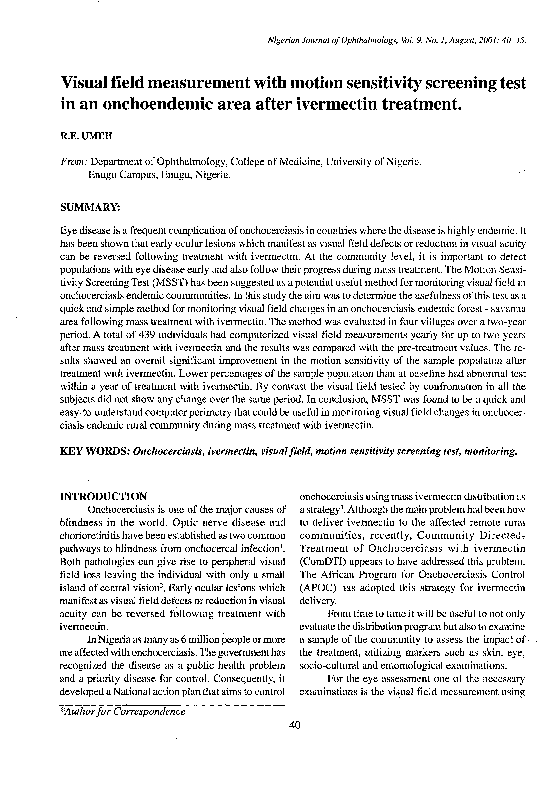 (PDF) Visual Field Measurement with Motion Sensitivity Screening Test ...