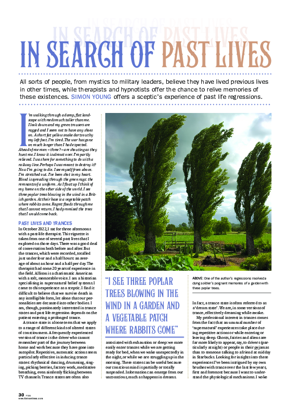 (PDF) Young, In Search of Past Lives