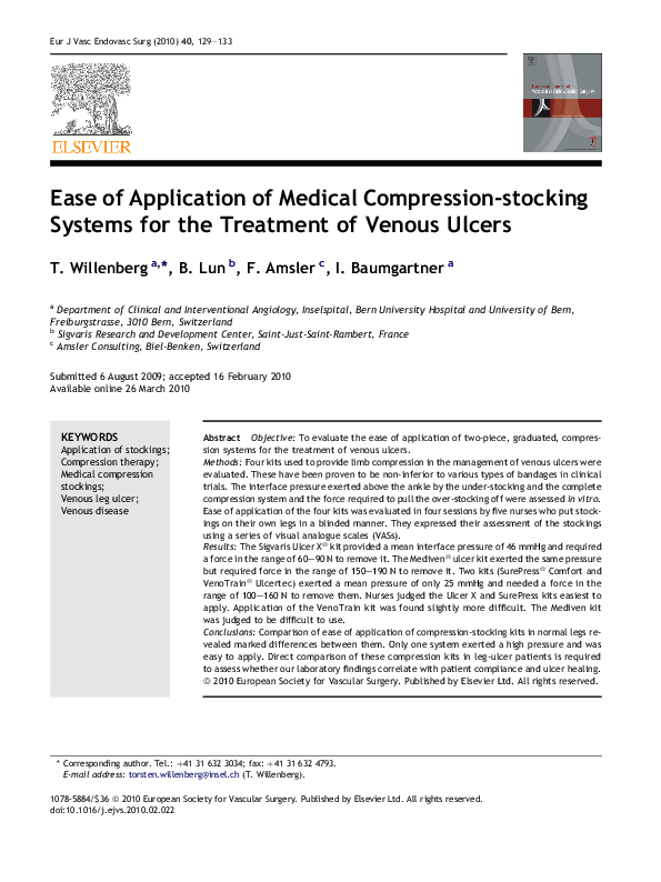 (PDF) Ease of Application of Medical Compression-stocking Systems for ...