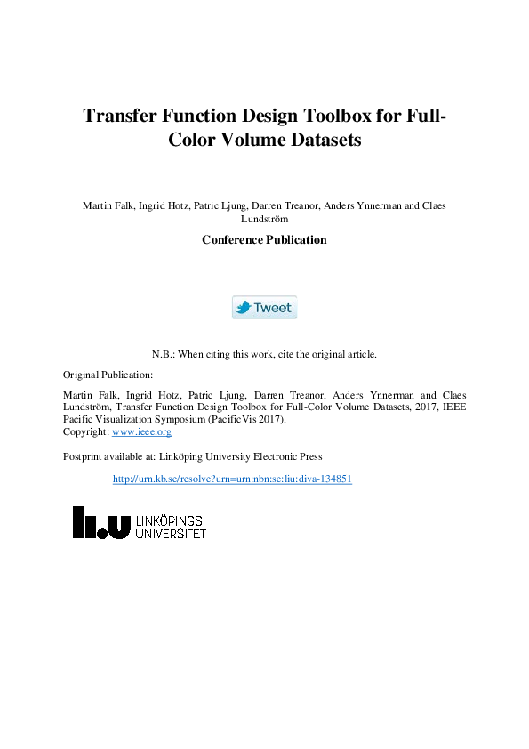 (PDF) Transfer Function design toolbox for full-color volume datasets | Ingrid Hotz - Academia.edu
